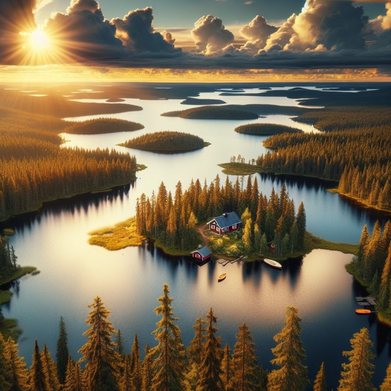 Terrain and Topography of Finland: mountains, valleys, and plains ...