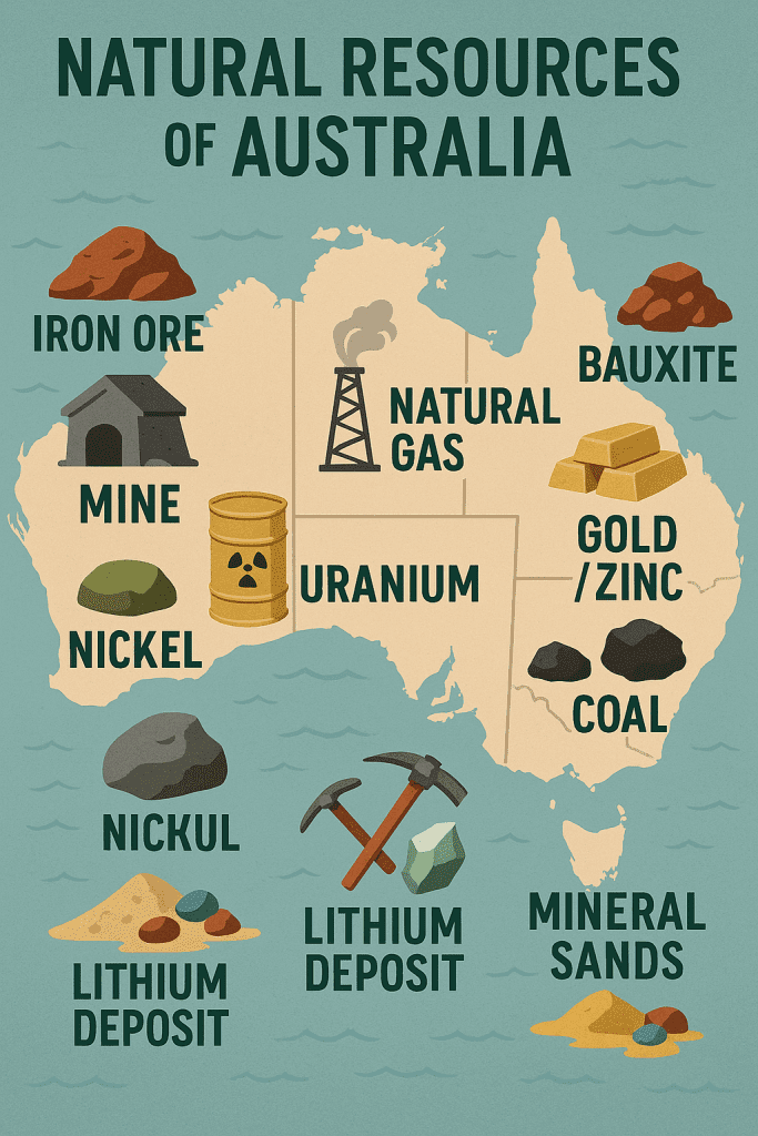 Australia’s Major Natural Resources: Exploring Mineral Resources, Mines ...