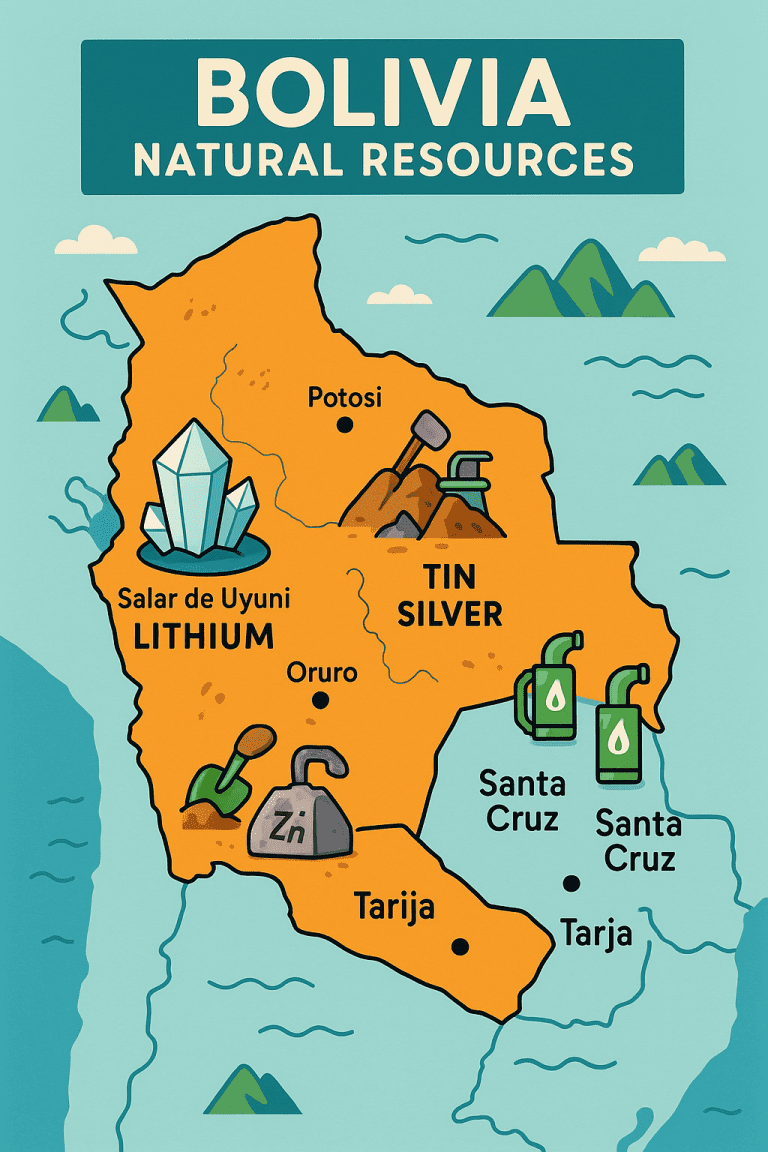 Bolivia: Natural Resources, Mines, and Mining - Earth Site Education