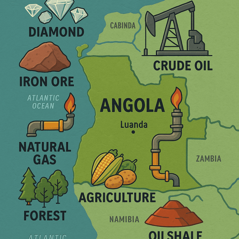Republic of Angola: Natural Resources, Diamond, Mineral Resources and ...