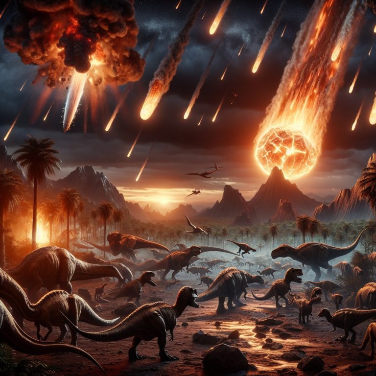 Cretaceous Epoch (145 – 66 million years ago) – Flowering plants appear; mass extinction kills ...