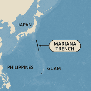 Mariana Trench: Depth Map of the Deepsea Challenger Deep - Earth Site ...